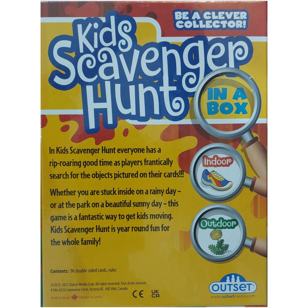 Outset Media - Kid's Scavenger Hunt, Card Game (Chasse au trésor pour ...